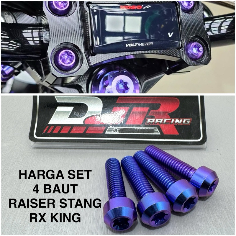 Jual BAUT RAISER STANG RX KING TITANIUM GR5 original VIETNAM | Shopee ...