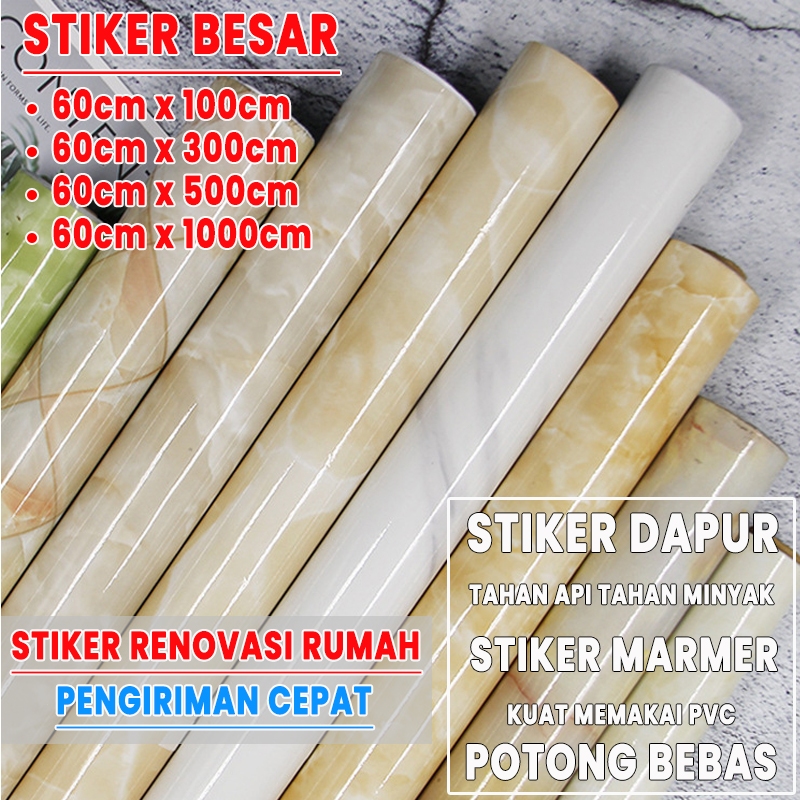 Jual 【upgrade】wallpaper dapur motif wallpaper dinding dapur 3d ...