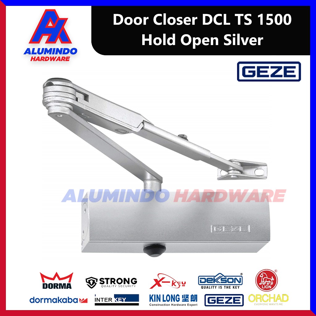 Jual Door Closer Geze DCL TS 1500 Hold Open Silver | Shopee Indonesia