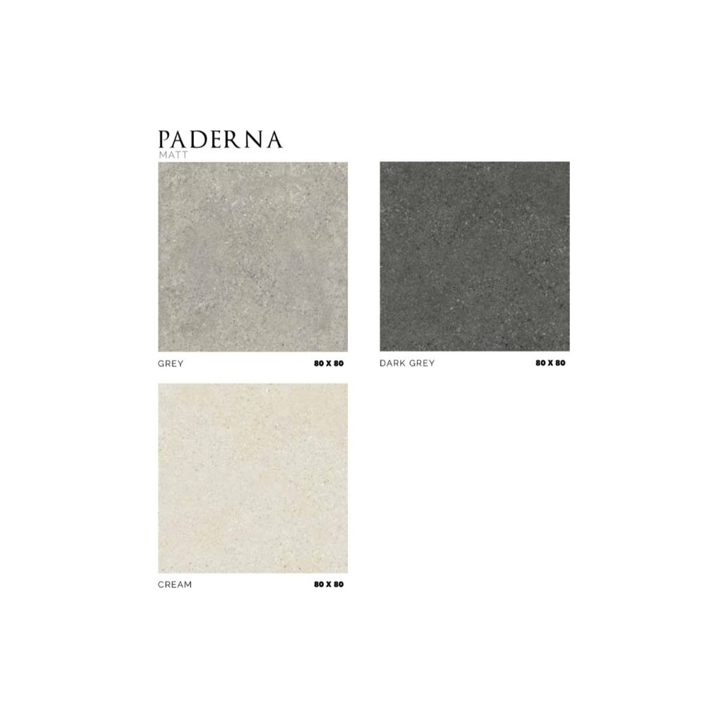 Jual PLATINUM CERAMICS FLOOR TILE PARDENA MATT GREY, DARK GREY & CREAM ...