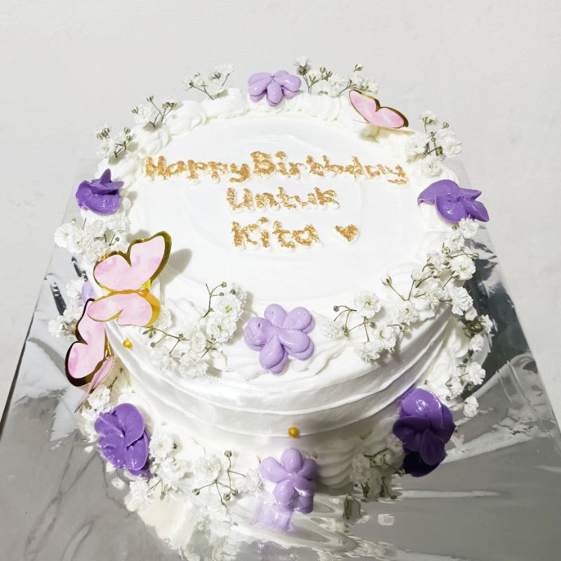 Jual Kue Ulang Tahun / Flower Cake / Kue Bunga | Shopee Indonesia