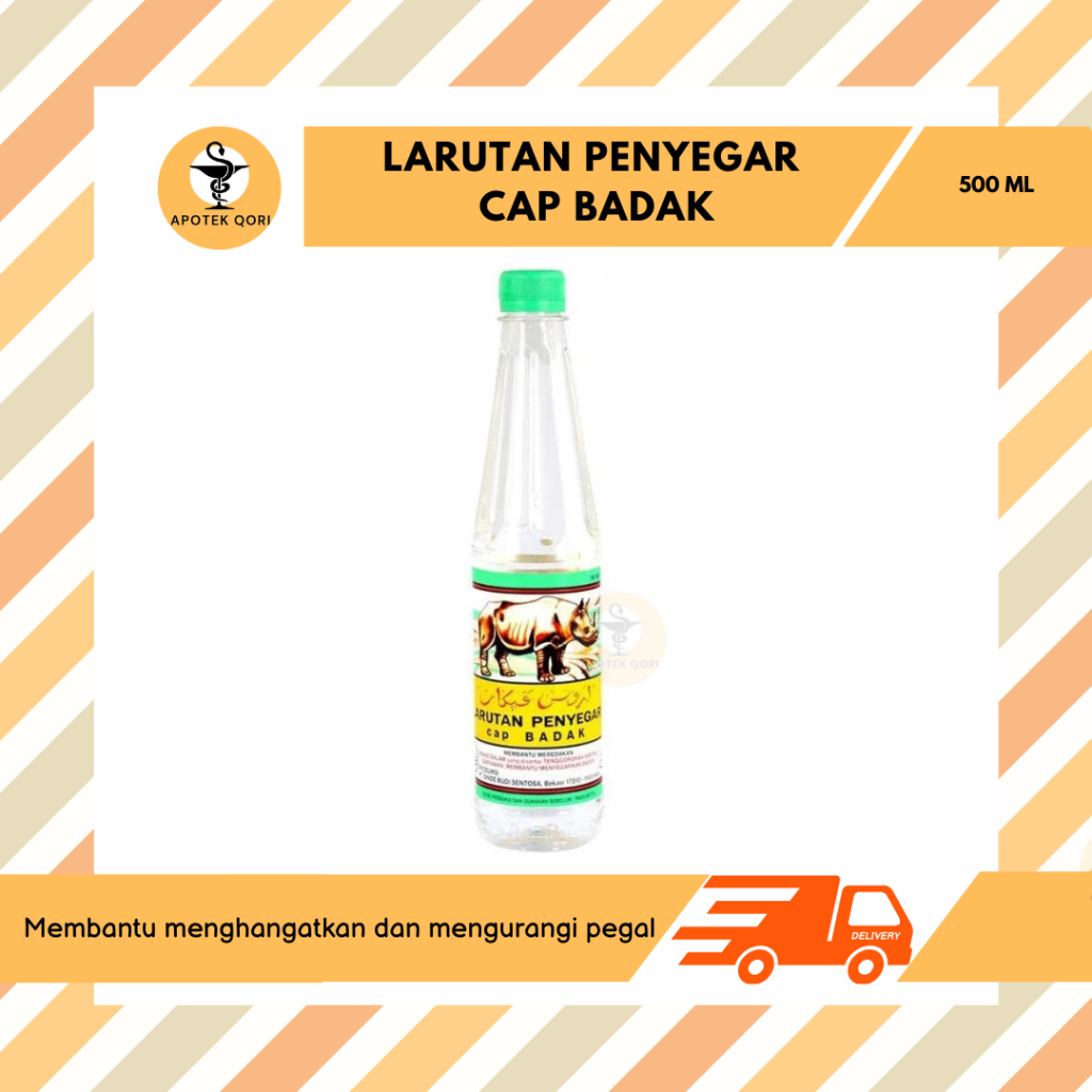 Jual LARUTAN PENYEGAR CAP BADAK 500 ML/MEREDAKAN SARIAWAN PANAS DALAM ...