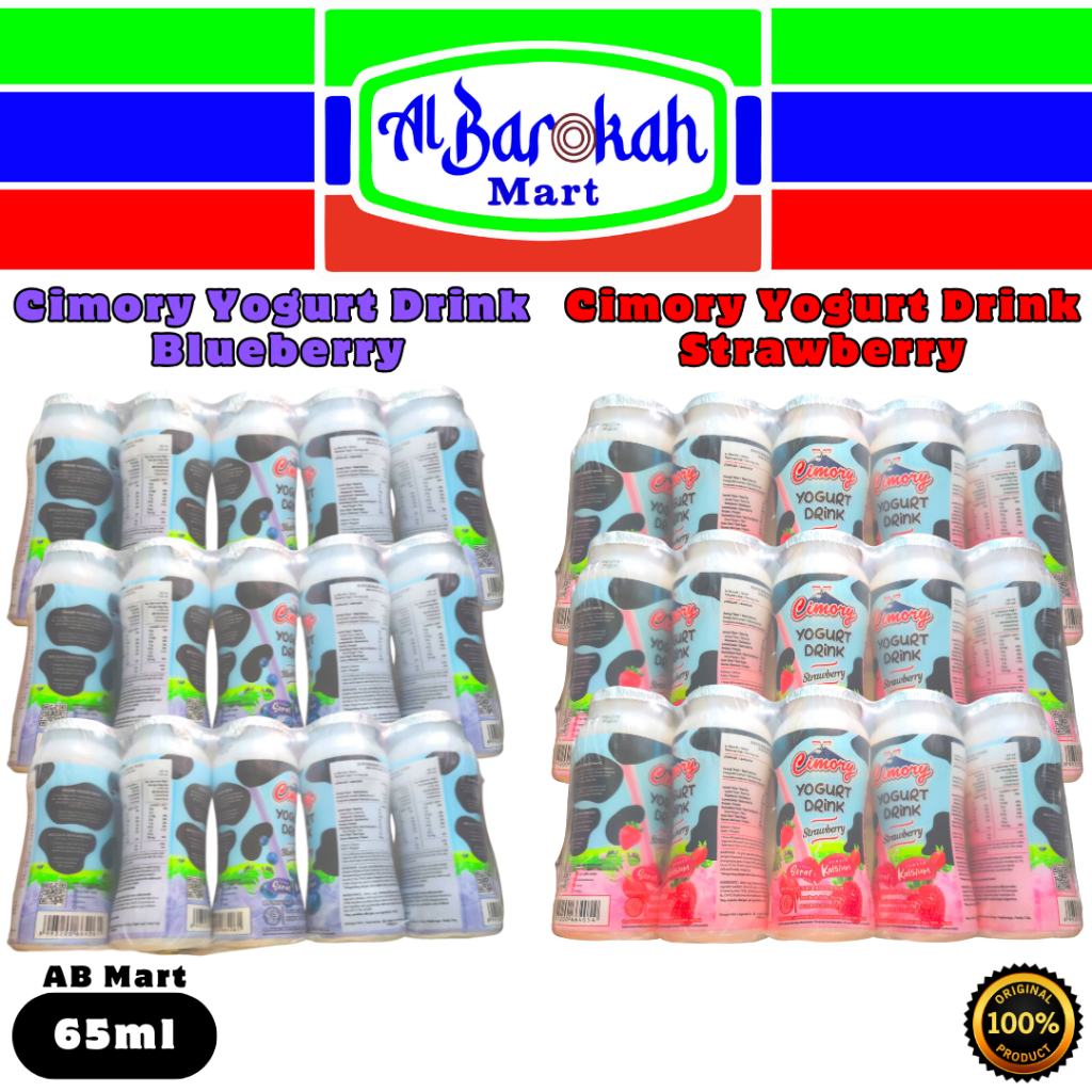 Jual Cimory Yogurt Drink Strawberry 65ml | Cimory Yogurt Drink Blueberry 65ml | Shopee Indonesia
