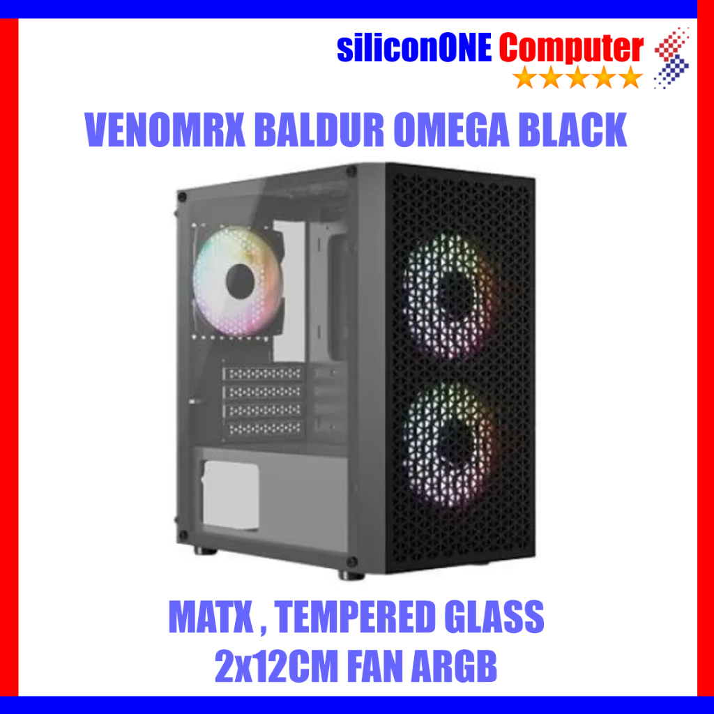 Jual VenomRX Baldur Omega 2Fan ARGB included MATX Micro-ATX M-ATX ...