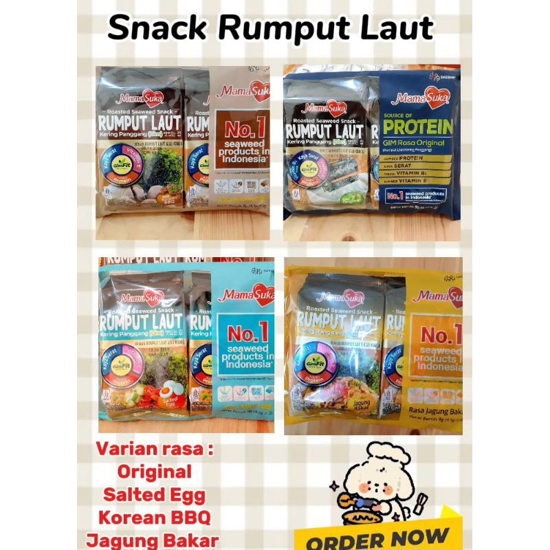 Jual snack rumput laut | Shopee Indonesia