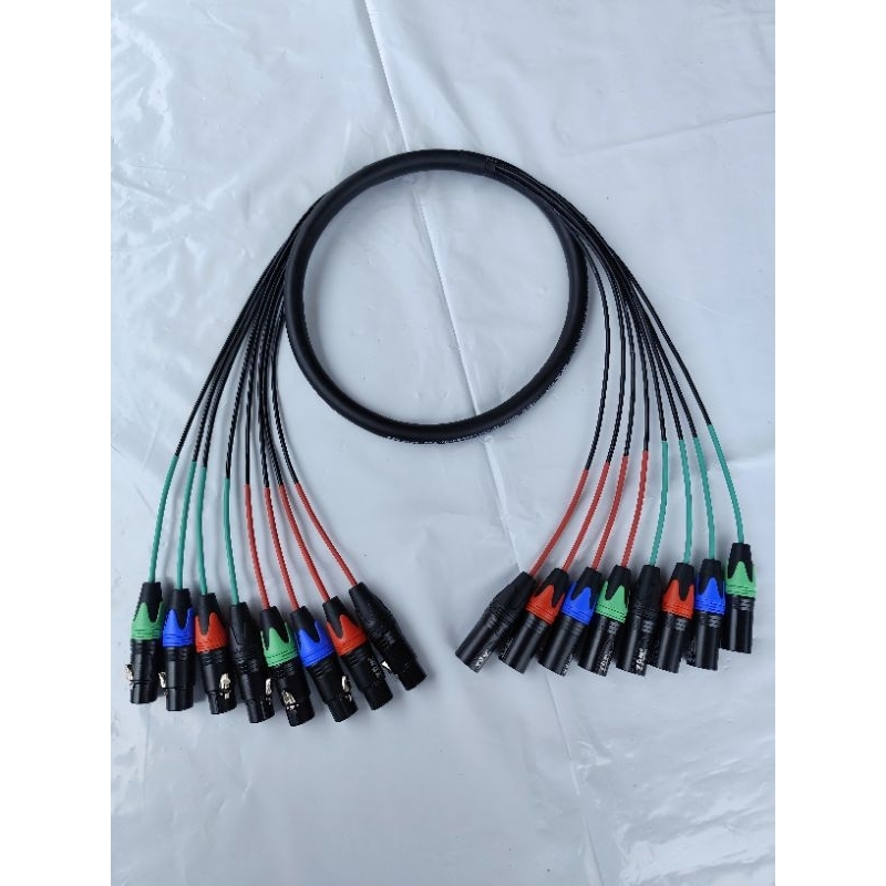 Jual Kabel SNAKE SPL audio isi 8 chanel lengkap jack TUM | Shopee Indonesia