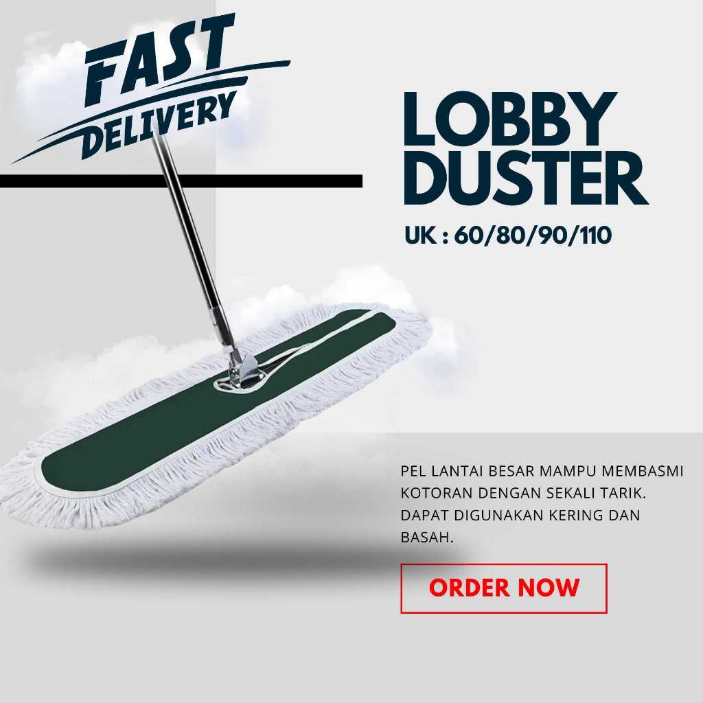 Jual Acrilik lobby duster sapu lobby tangkai mop pel lobby lantai ...