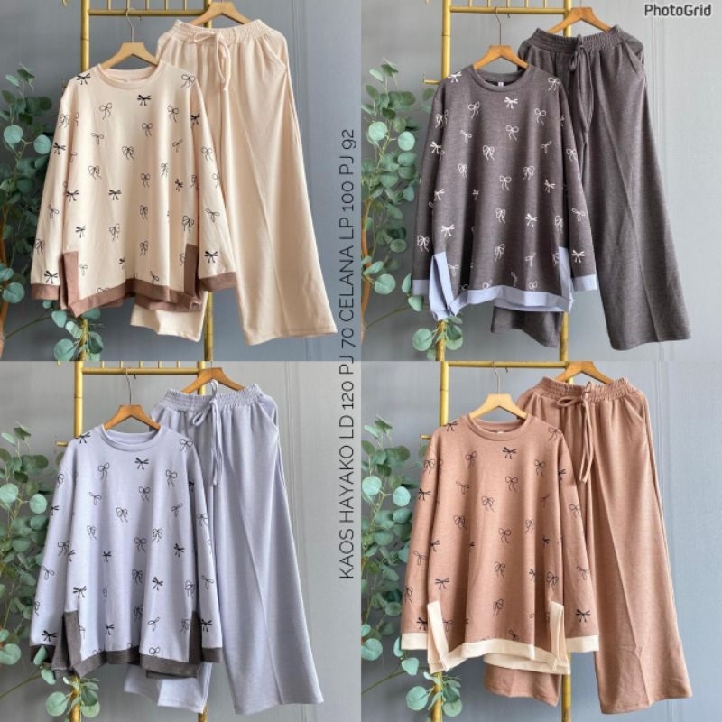 Jual IMP SETELAN CARGO KAOS KNIT HAYAKO PREMIUM #2956 | Shopee Indonesia