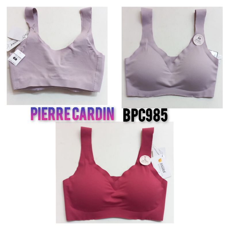 Jual BPC985 Bralette bra katun modal tanpa kawat seamless pierre cardin ...
