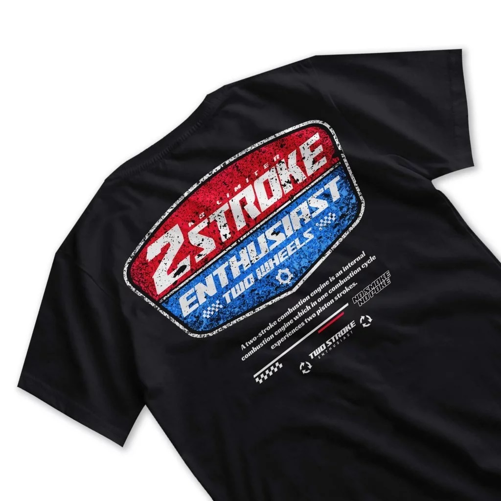 Jual Kaos 2 Stroke Enthusiast Two Wheels Baju Distro Two Stroke No ...