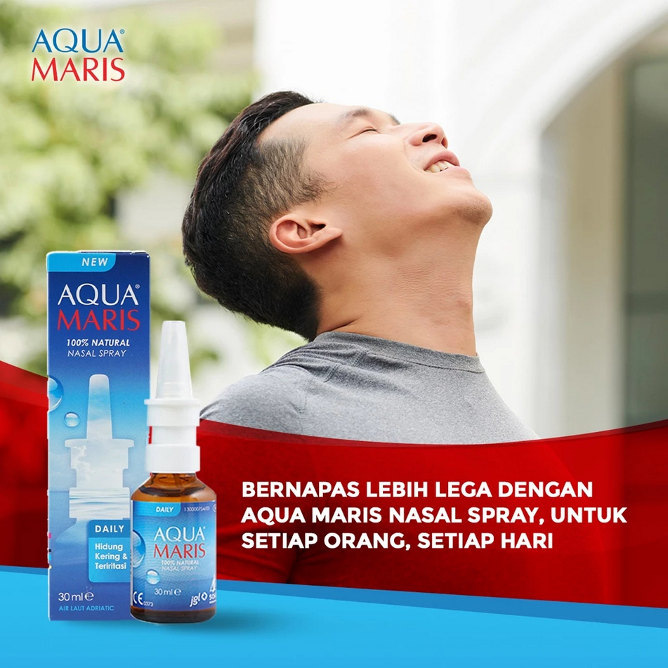 Jual AQUA MARIS NASAL SPRAY DAILY 30ML | Aquamaris Pembersih Hidung ...