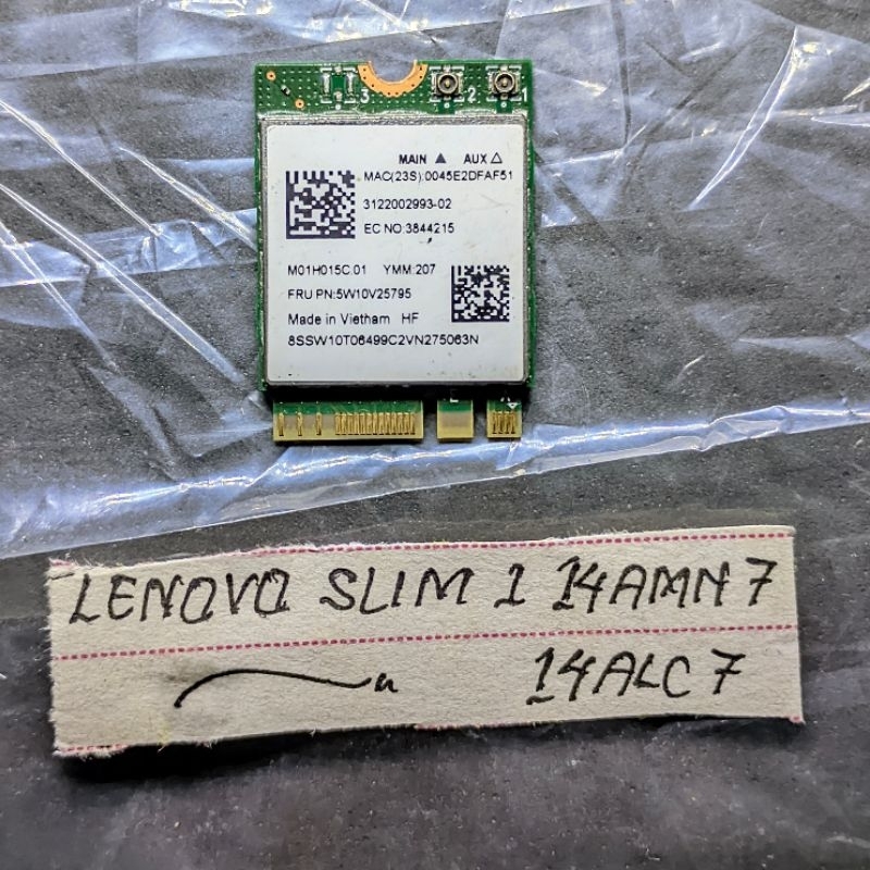Jual Wifi card kartu jaringan wlan Lenovo Ideapad slim 1 14AMN7 14ALC7 ...