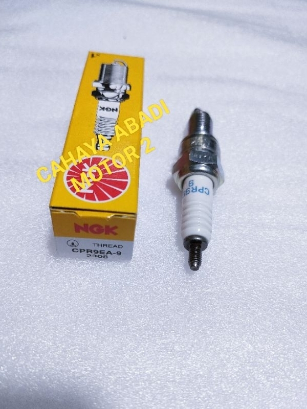 Jual BUSI ASLI NGK CPR9EA-9 DRAT PANJANG COCOK UNTUK TIPE MOTOR HONDA TIPE BUSI DRAT PANJANG ...