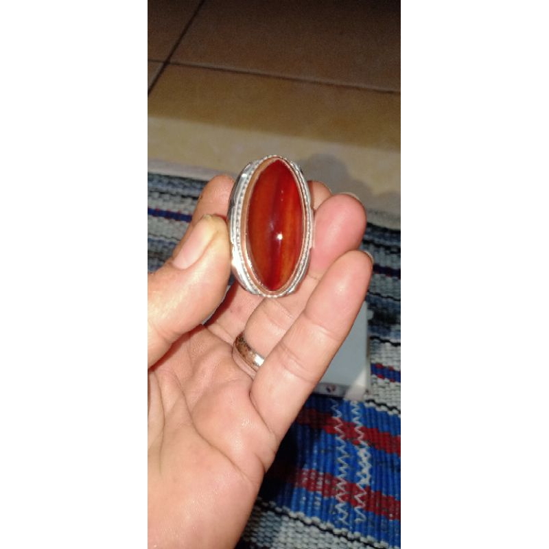 Jual akik pandan merah tulang belut | Shopee Indonesia