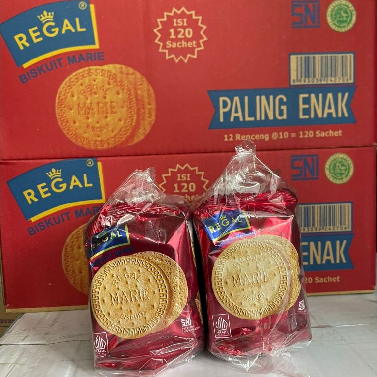 Jual BISCUIT MARIE REGALSATU RENCENG ISI 10 PCS | Shopee Indonesia
