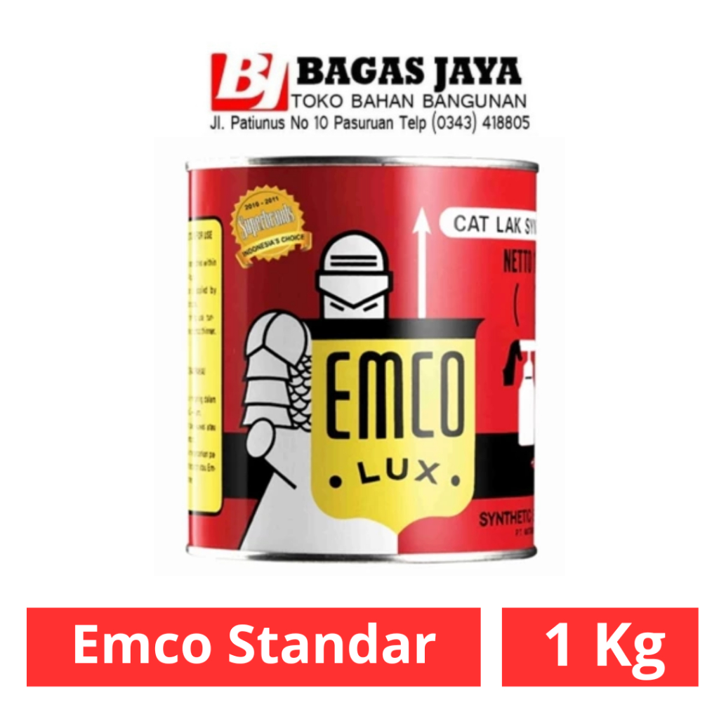 Jual Cat Kayu & Besi EMCO LUX 1Kg - Standar | Shopee Indonesia