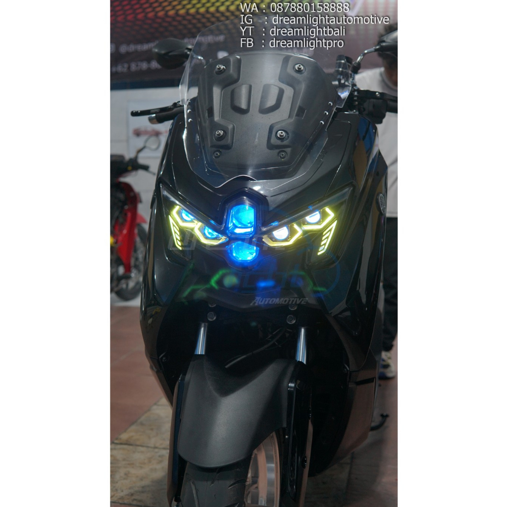 Jual Yamaha NMAX Neo Turbo Lampu Depan Headlamp Custom Projector Projie ...