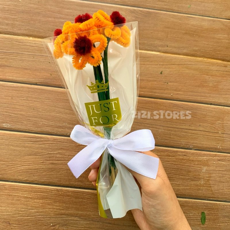 Jual [READY] MINI BOUQUET KAWAT BULU CUTE FLOWERS MINI BUKET BUNGA ...