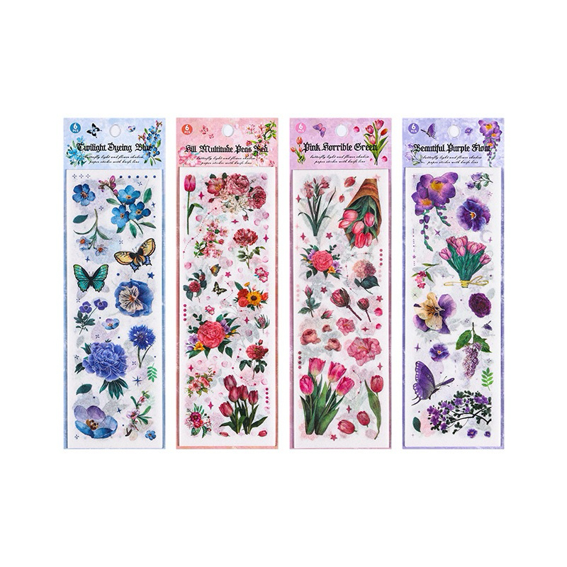 Jual STICKER SAKURA PALING WORTH di SHOPPE!! 6 Lembar/ Pack Sticker ...