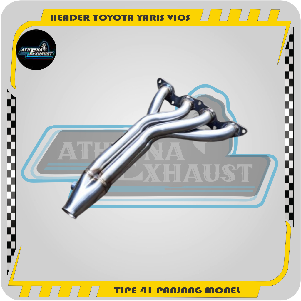 Jual HEADER TOYOTA YARIS VIOS LIMO GEN1 GEN2 GEN3 TIPE 41 PANJANG High ...