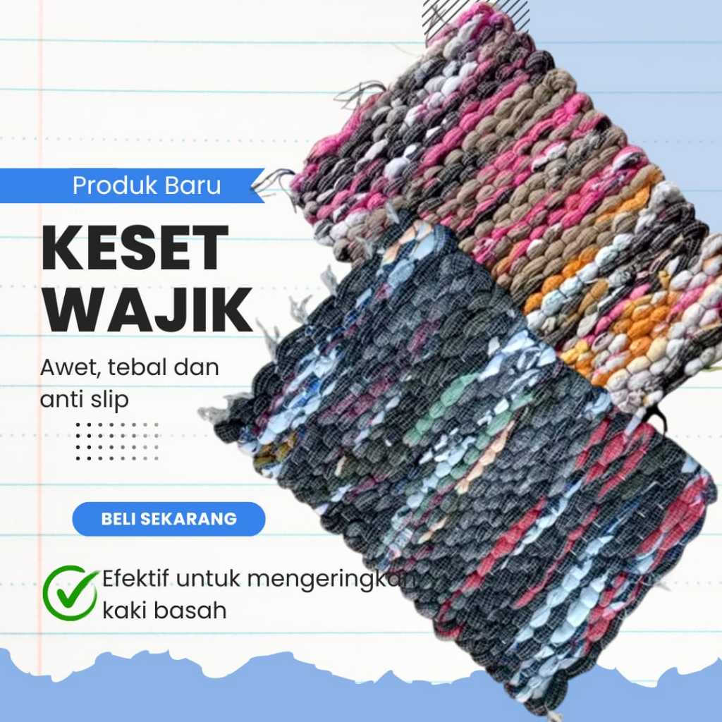 Jual Keset Wajik Super Nyaman — Menyerap Air, Anti Slip, Desain Modern ...