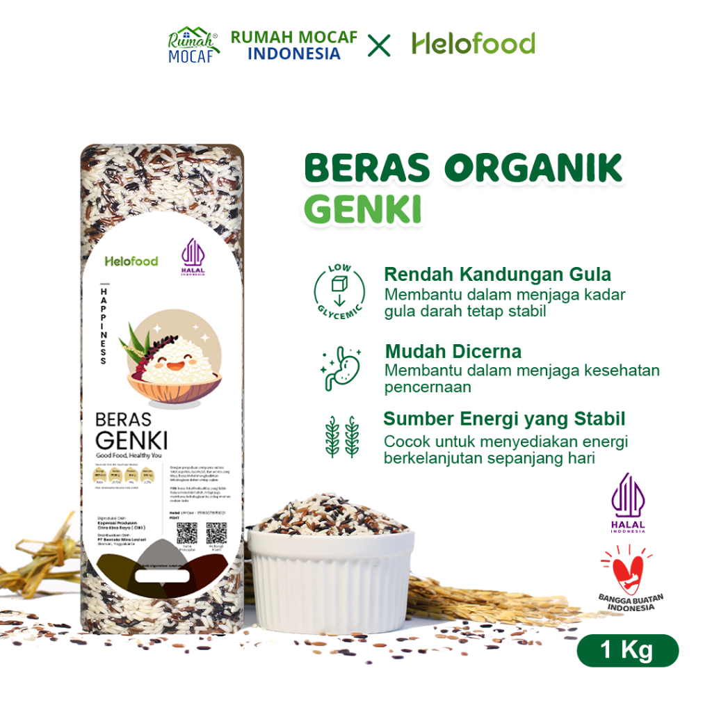 Jual Beras Genki Organik Mlatiharjo - Beras Rendah Gula - Beras Untuk ...