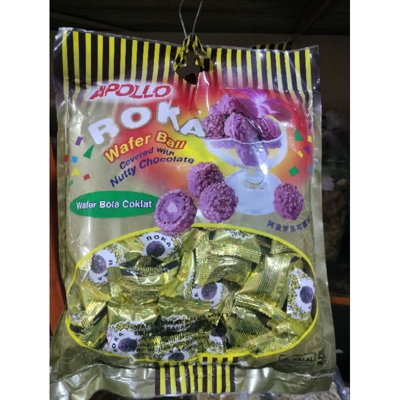 Jual Apollo Roka Wafer Bola Coklat | Shopee Indonesia