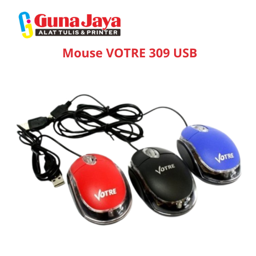 Jual Mouse VOTRE 309 USB - Mouse Ergonomis untuk Komputer dan Laptop ...