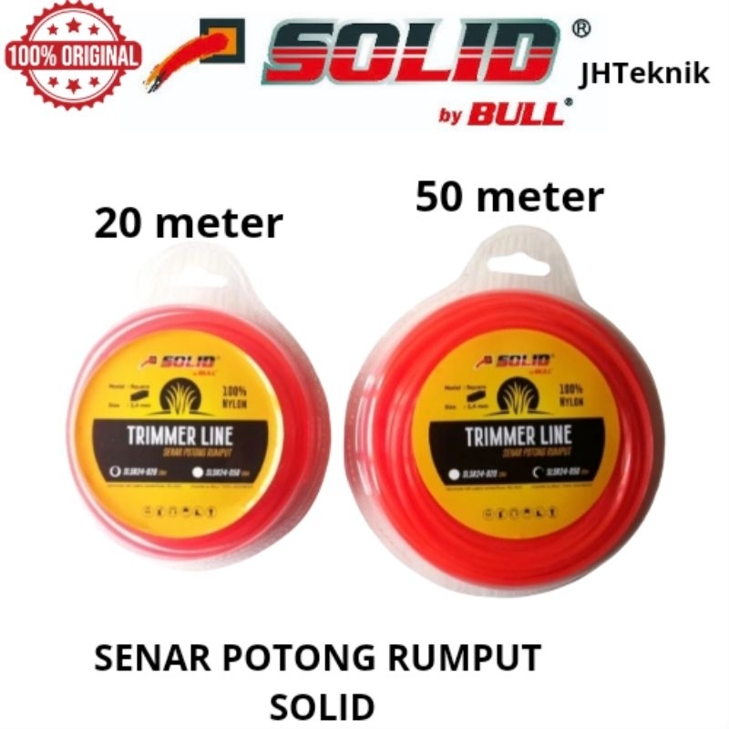 Jual JHTeknik Senar Potong Rumput 20 meter,50 meter SOLID/Tali Pisau ...