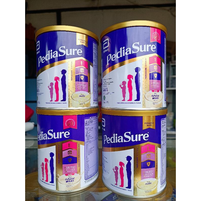 Jual Susu Pediasure Triplesure Usia (1-10tahun) vanila/madu/coklat 200 gr/400gr box/kaleng ...