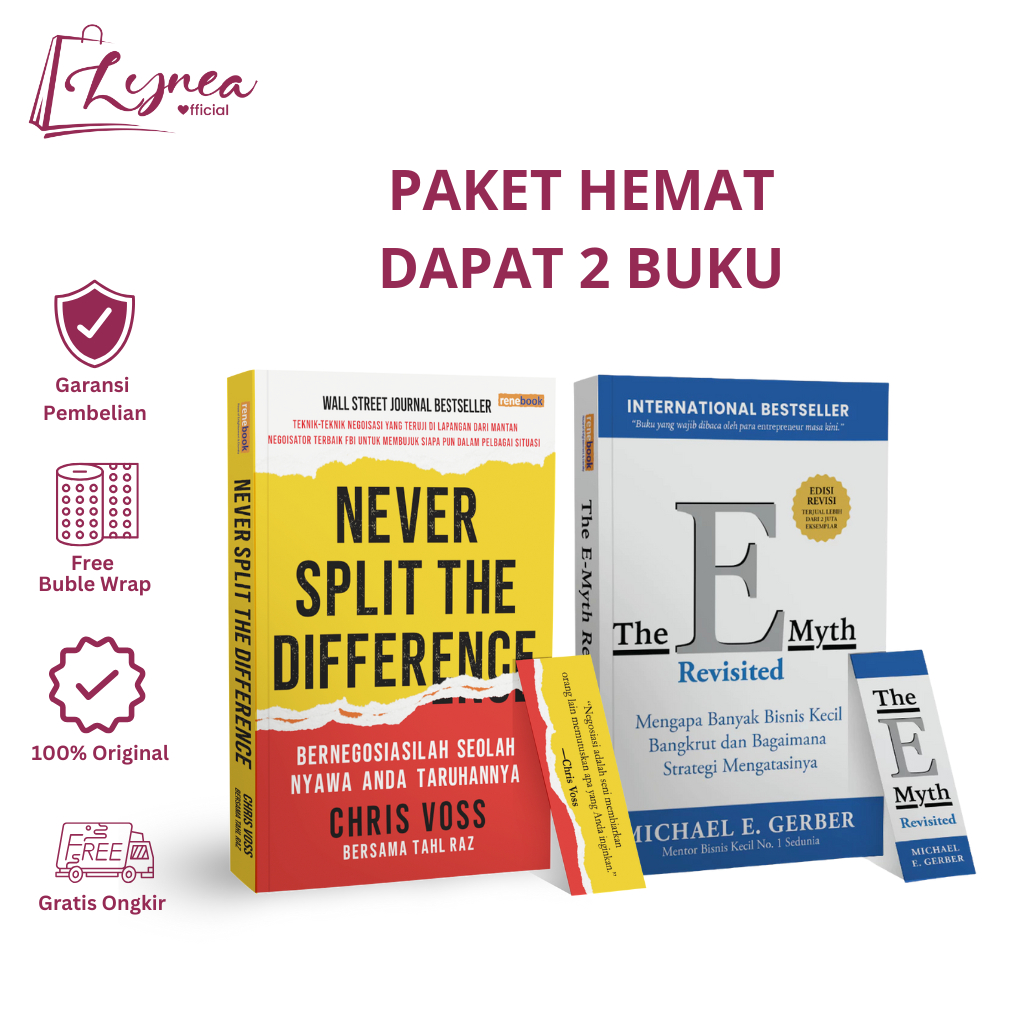 Jual [PAKET HEMAT] Never Split the Difference - The E-Myth Revisited | Shopee Indonesia
