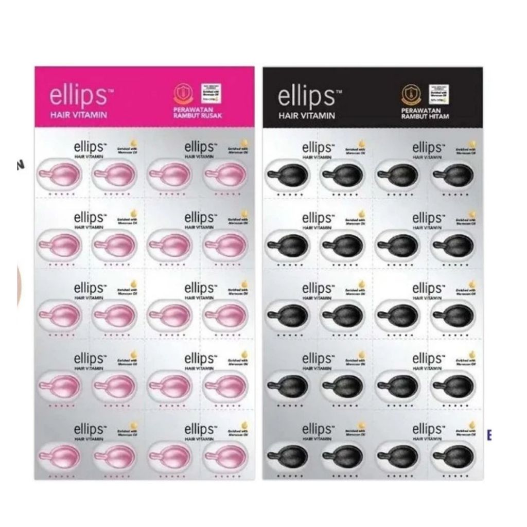 Jual ELLIPS HAIR VITAMIN ISI 20 CAPSULES | Shopee Indonesia