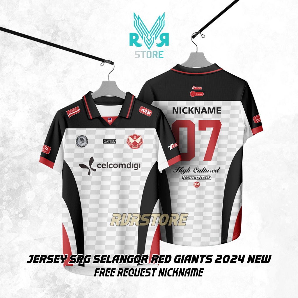 Jual JERSEY SRG SELANGOR RED GIANTS SPECIAL M6 NEW 2024 ( free custom ...