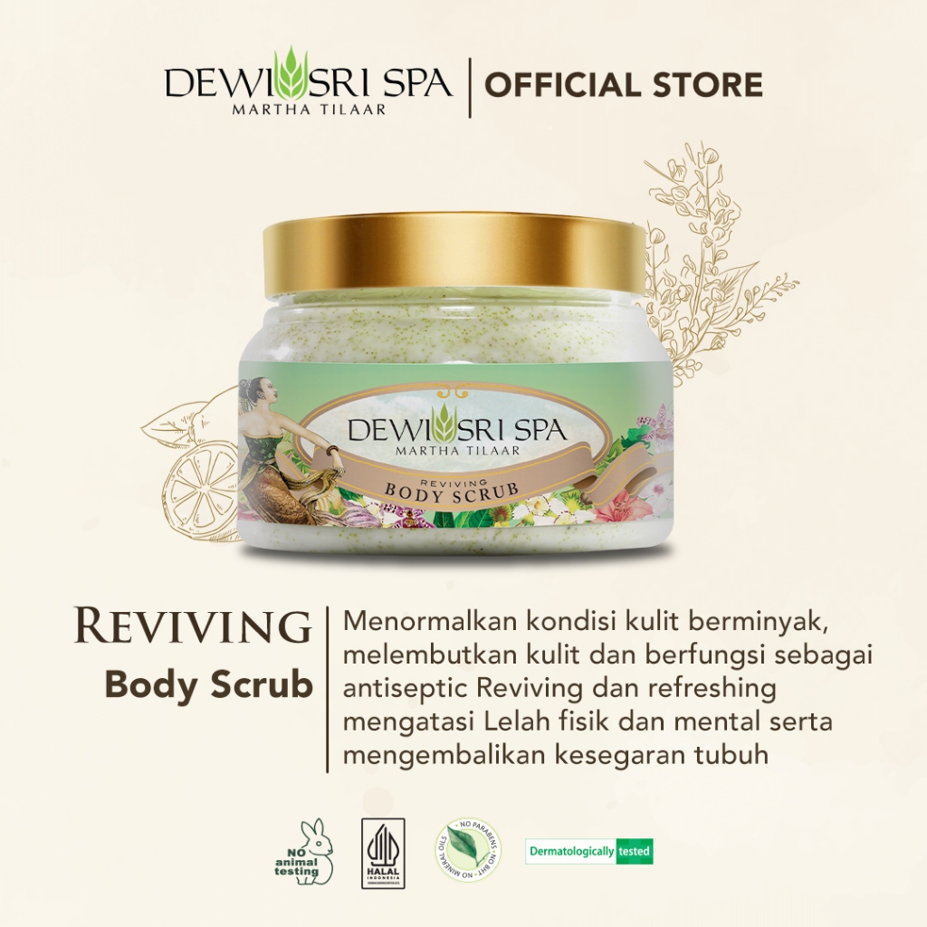 Jual Dewi Sri Spa Reviving Body Scrub 380 gr | Shopee Indonesia