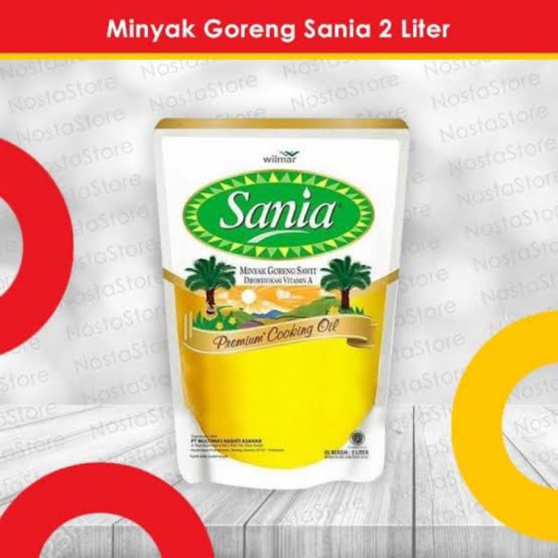 Jual Sania Minyak Goreng Kemasan Pouch 2 Liter | Shopee Indonesia