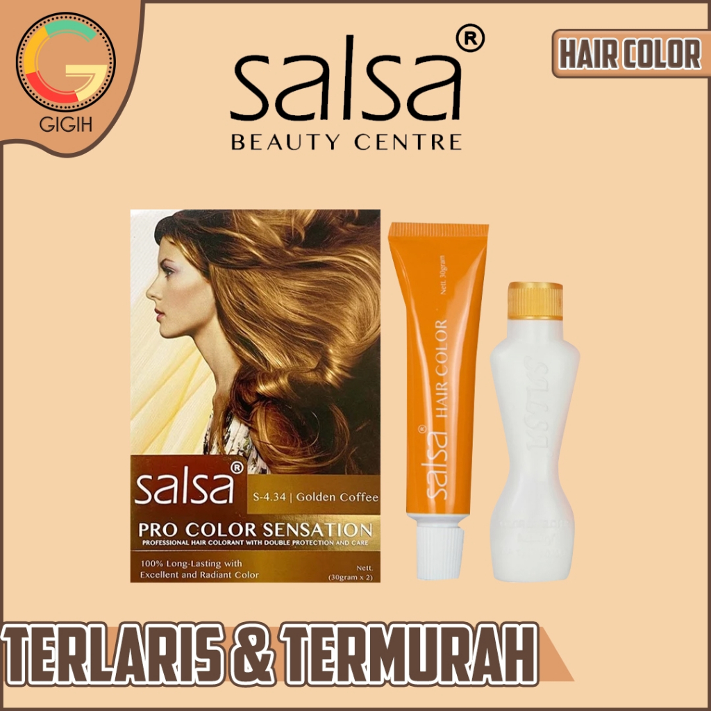 Jual SALSA PRO COLOR SENSATION / HAIR COLOR / CAT SEMIR RAMBUT ( READY ...