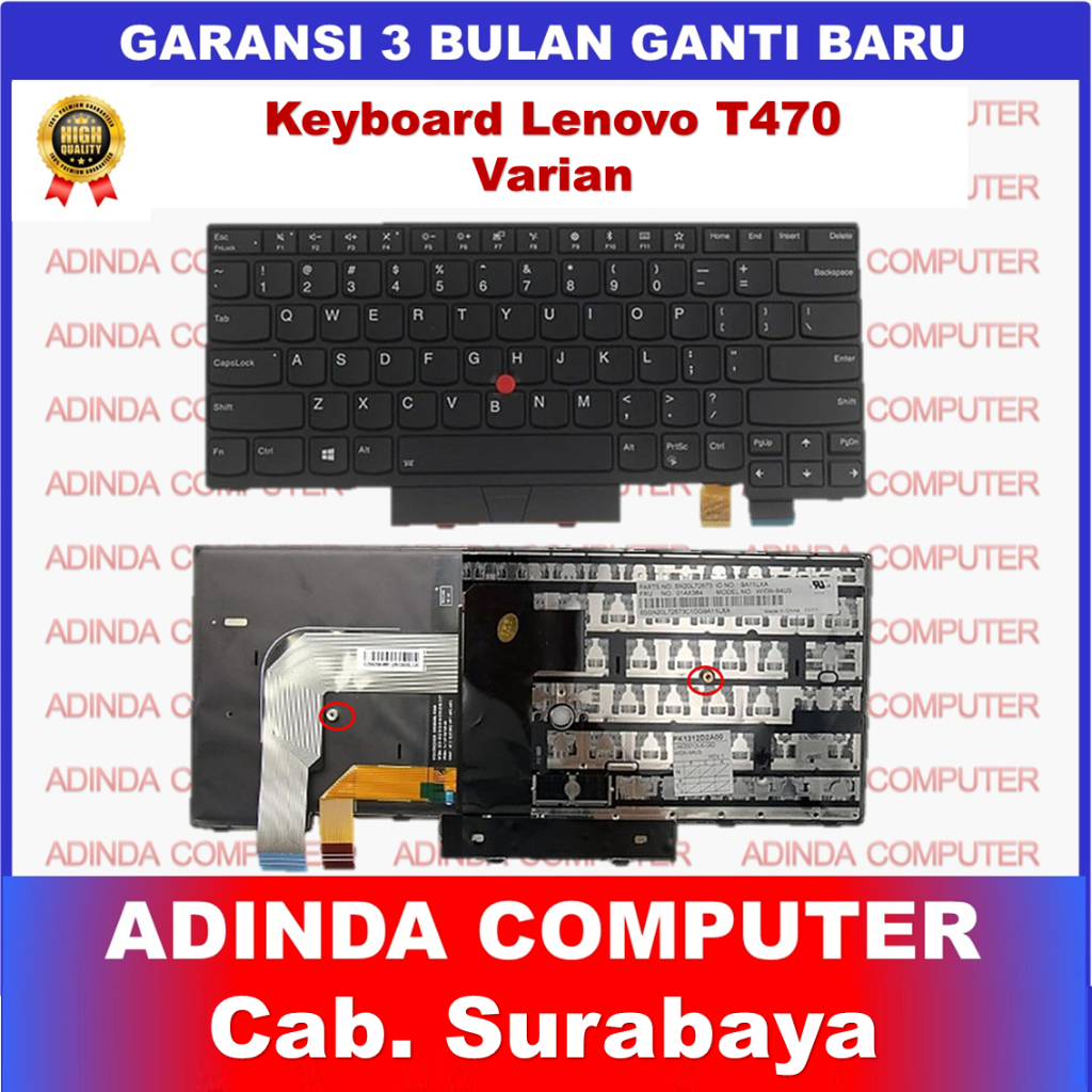 Jual Keyboard Lenovo Thinkpad T470 T480 A475 A485 | Shopee Indonesia