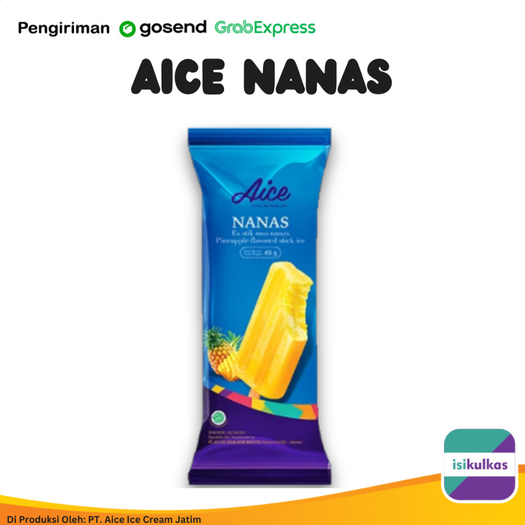 Jual AICE Ice Cream NANAS - 1 box isi 50 | Shopee Indonesia
