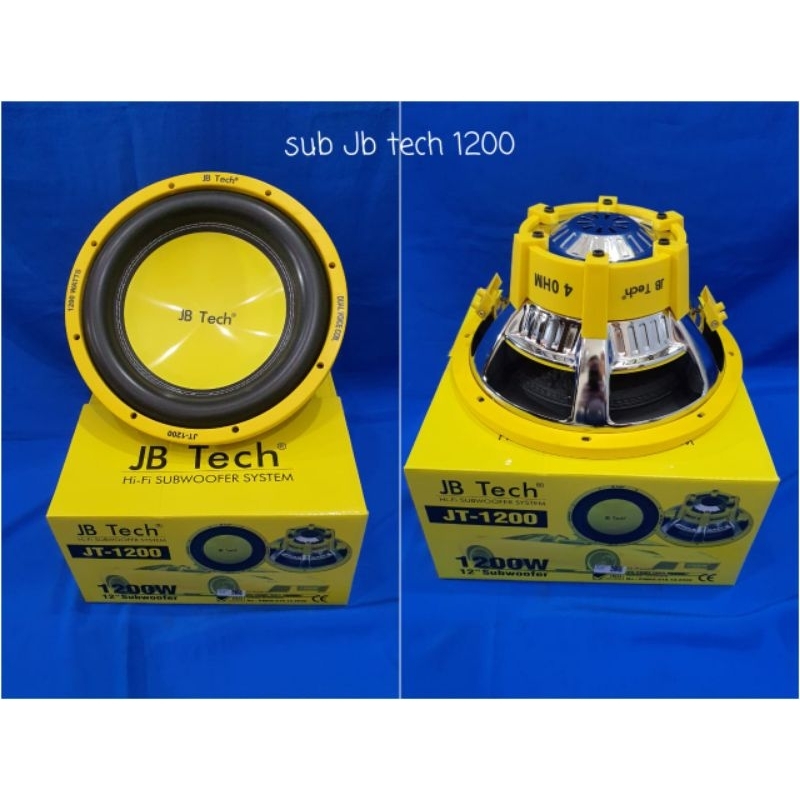 Jual Speaker Subwoofer JB TECH 12 " inch Double Coil 1200W | Shopee ...