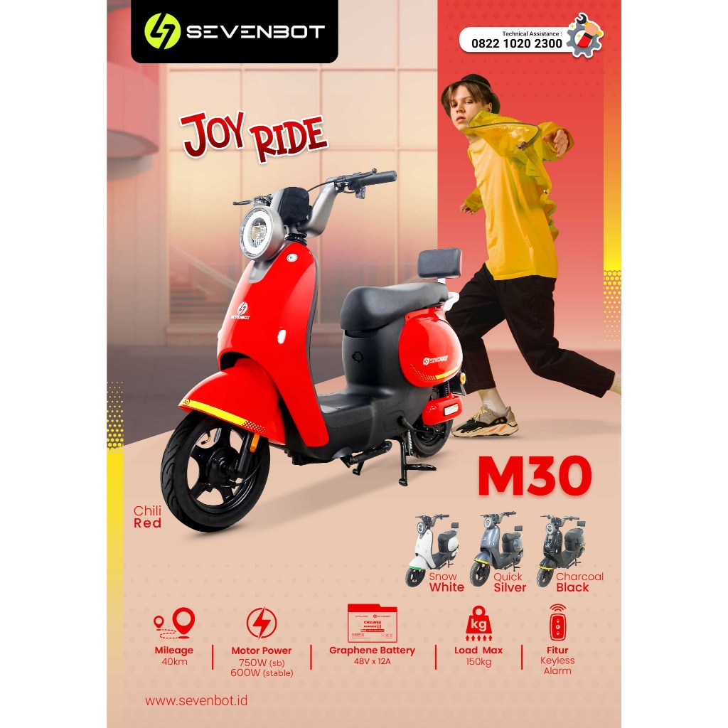 Jual SEVENBOT Sepeda Listrik M30 - GARANSI RESMI 5 TAHUN | Shopee Indonesia