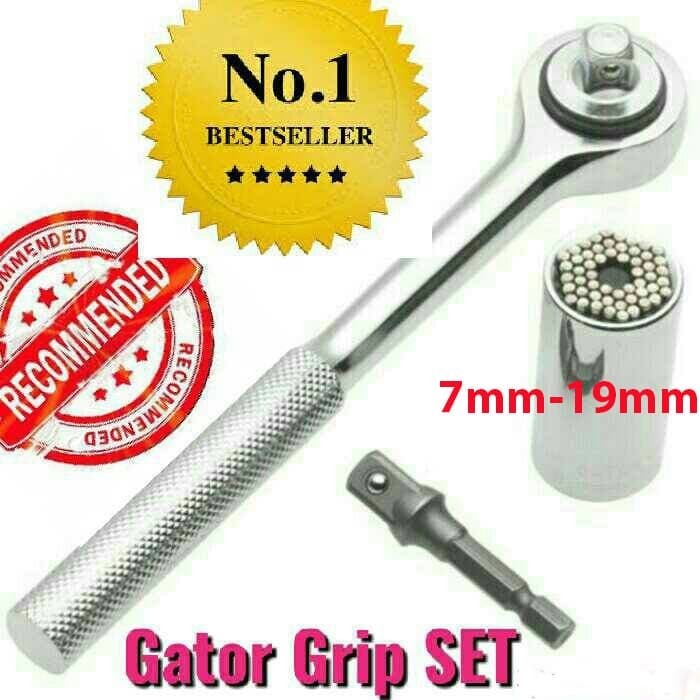 Jual Gator Grip Universal Socket Bolt Set - ETC-200 / Kunci Pas ...