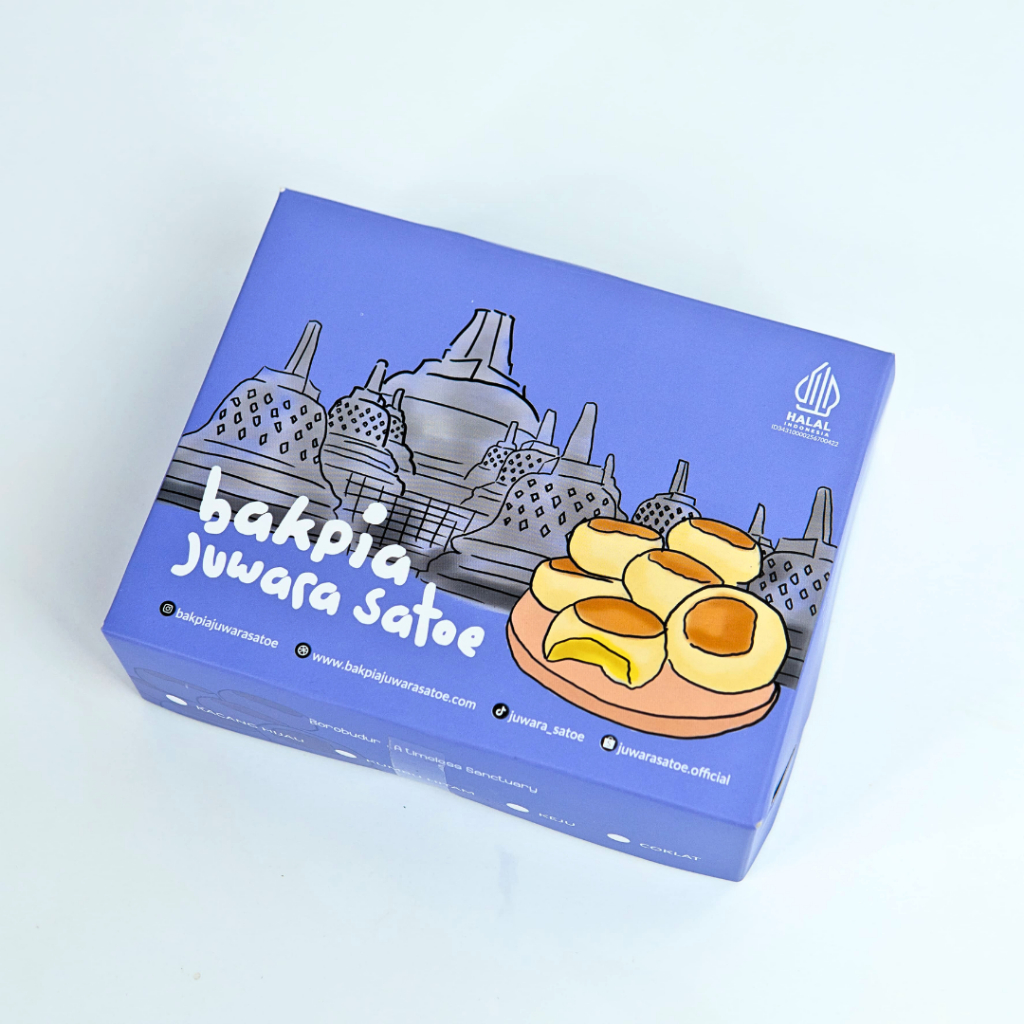 Jual BAKPIA JUWARA SATOE [ 3 Box ] Paket Bakpia Basah Kacang Hijau ...
