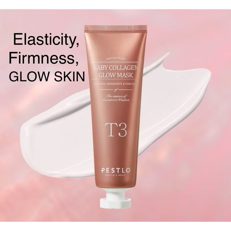 Jual PESTLO T3 masker baby collagen glow mask peel off korean skincare ...