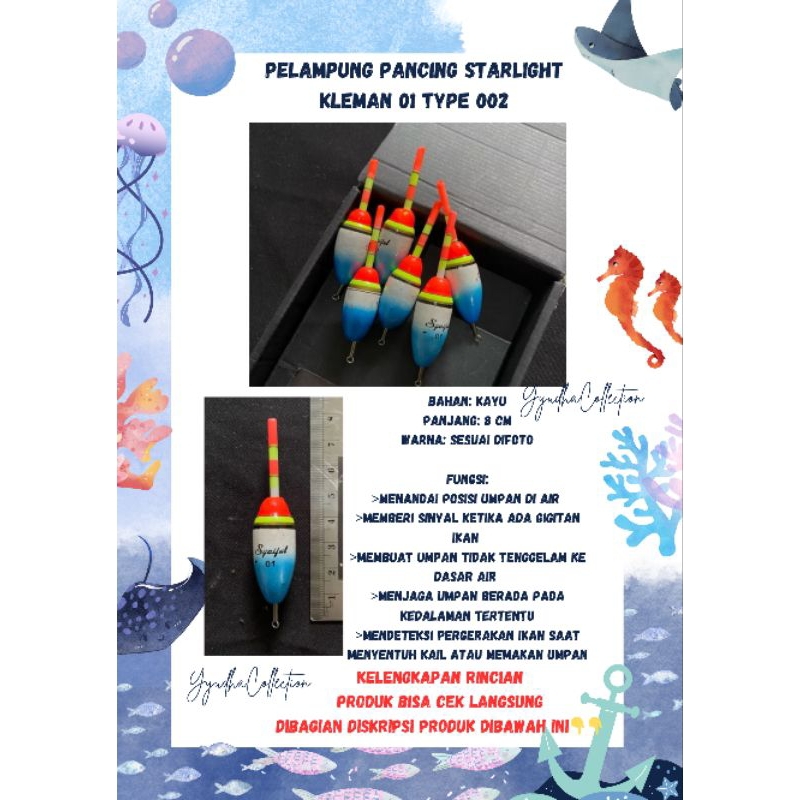 Jual Pelampung Pancing Starlight kleman 01/Kimpul Pancing | Shopee ...