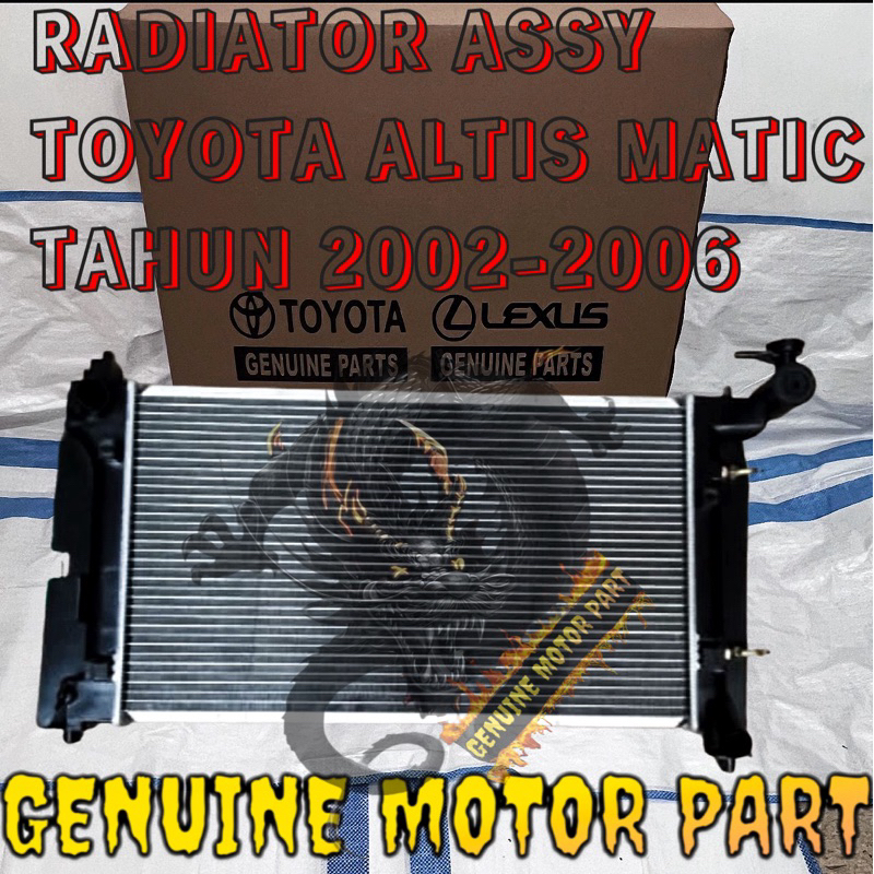Jual RADIATOR ASSY TOYOTA ALTIS MATIC TAHUN 2002-2006 DENSO | Shopee ...