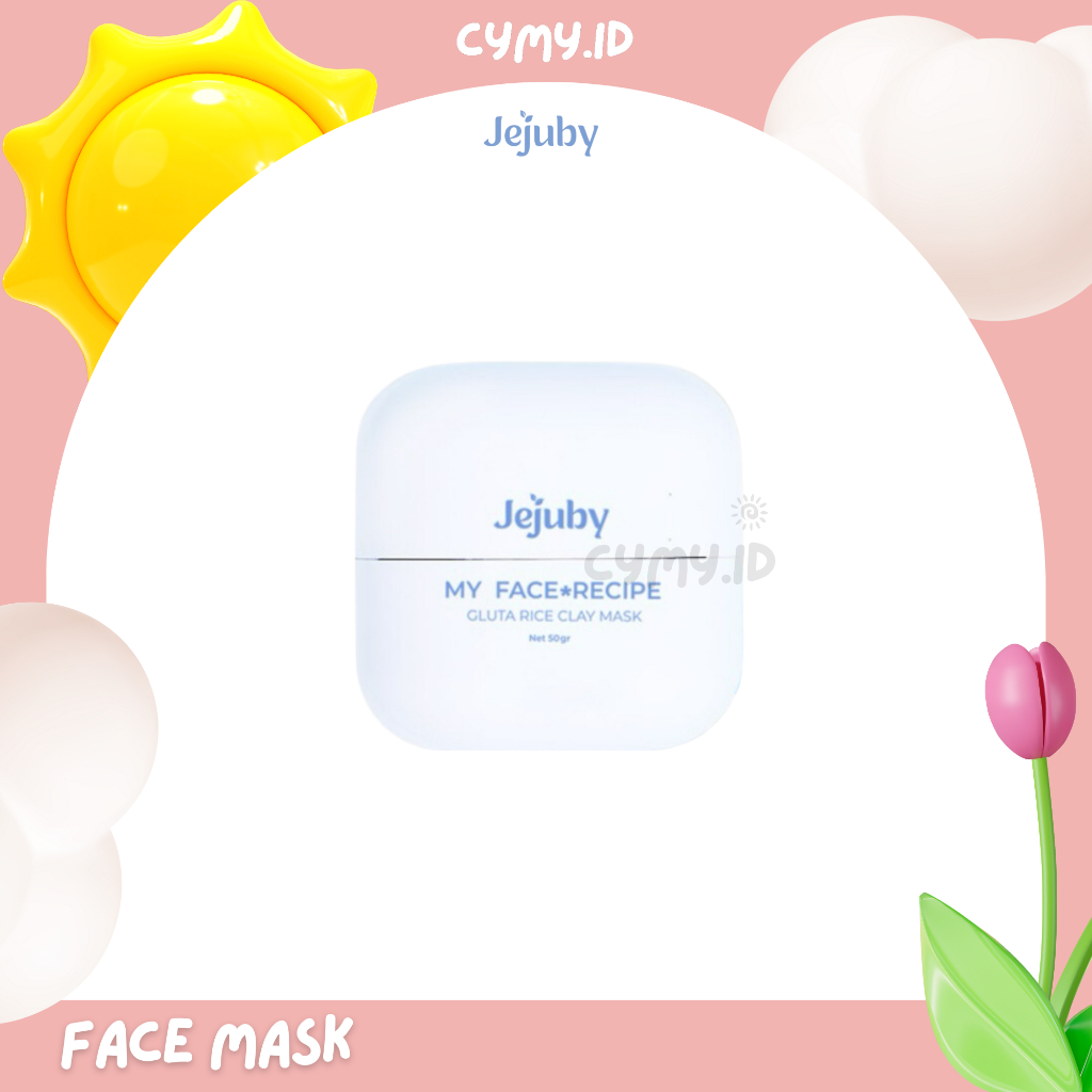 Jual JEJUBY Gluta Rice Clay Mask 50 gr / masker bleaching wajah ...