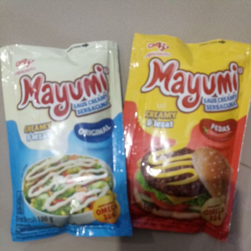 Jual saus mayonese mayumi sachet 100 ml pedas original | Shopee Indonesia