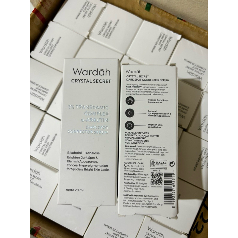 Jual Wardah 3% Tranexamic Acid + Alpha Arbutin Crystal Secret Dark Spot ...