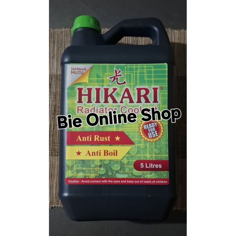 Jual RADIATOR COOLANT HIKARI 5 LITER WARNA HIJAU | Shopee Indonesia