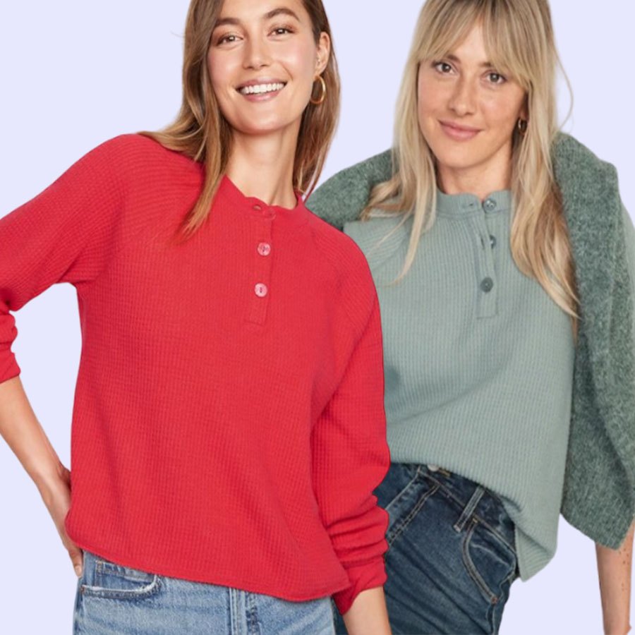 Jual SWEATER WANITA ONB203 WAFFLE SWEATER | Shopee Indonesia